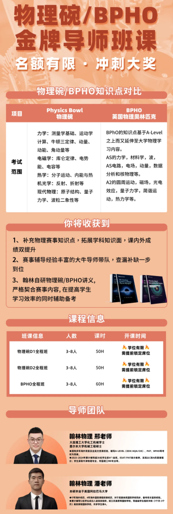 2025 年 BPhO 竞赛全流程指南：考试时间与报名策略详解 - IPC英国中级物理竞赛官网